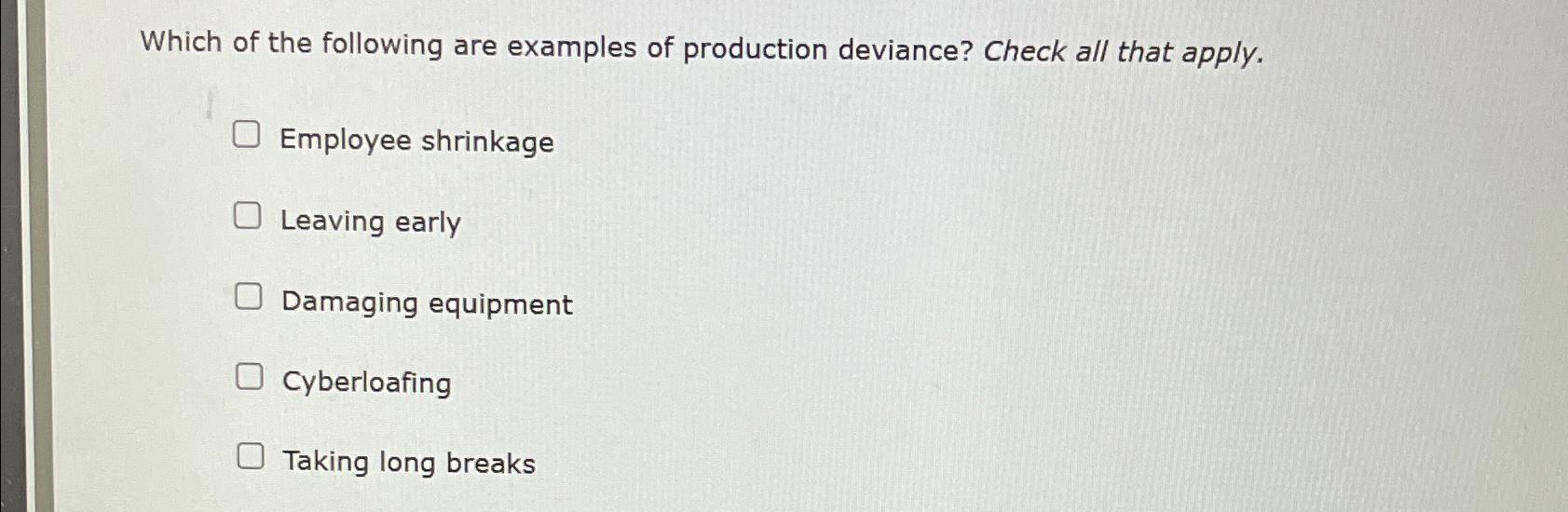 Solved Which of the following are examples of production | Chegg.com