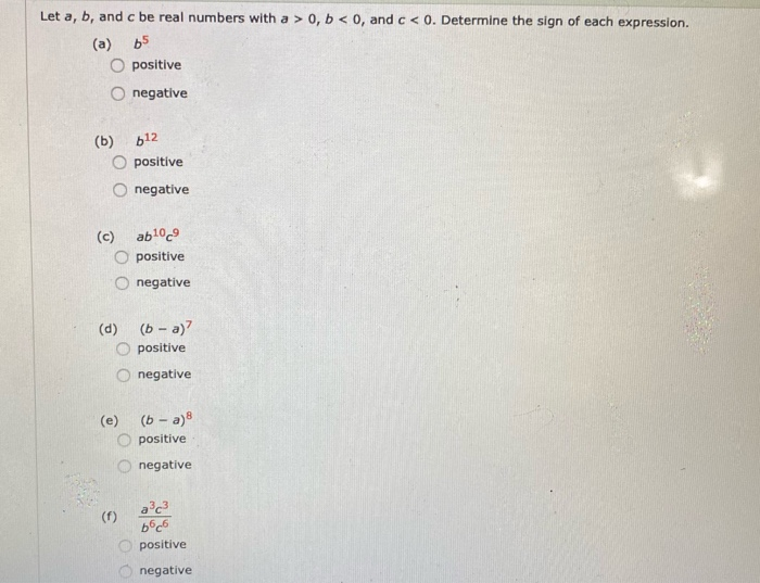 Solved Let a, b, and c be real numbers with a > 0,6