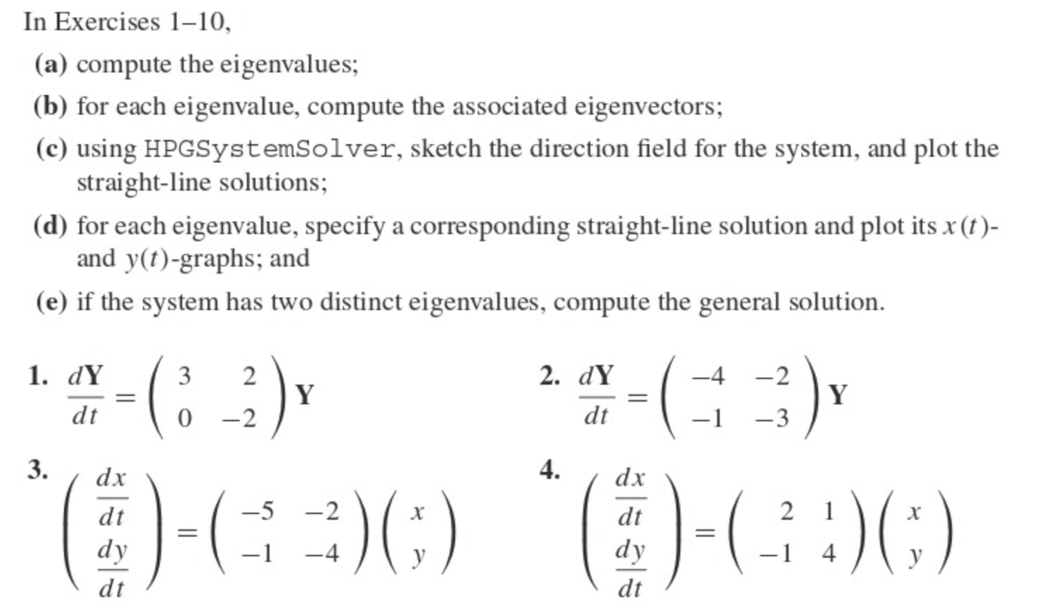 For 1 2 3 6 7 9 ﻿and 10 ﻿in Exercises 1 10a 