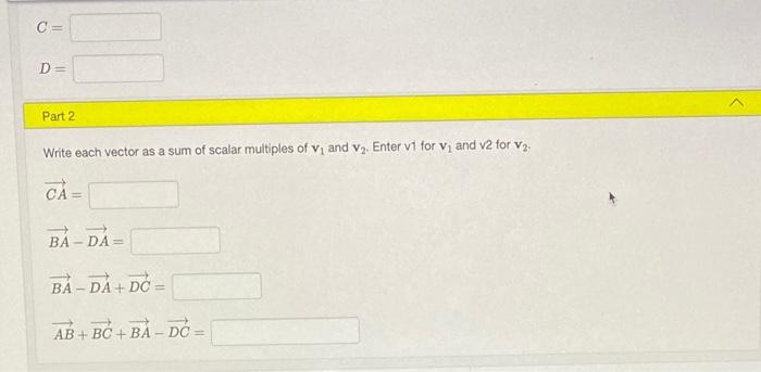 Solved The figure below shows four named points A, B, C, D | Chegg.com
