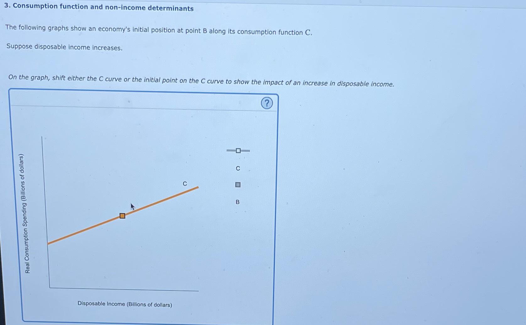 Solved Consumption function and non-income determinantsThe | Chegg.com