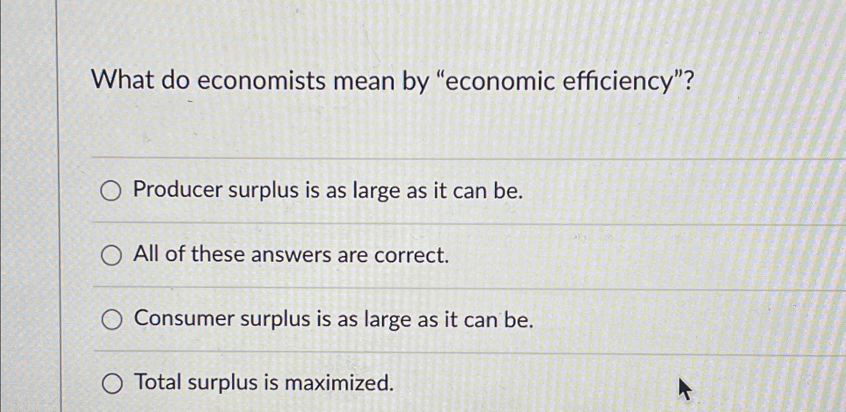 Solved What do economists mean by "economic | Chegg.com