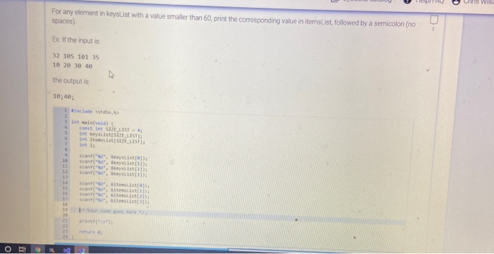 chris-we-for-any-element-in-keyslist-with-a-value-smaller-than-60-print-the-corresponding-value