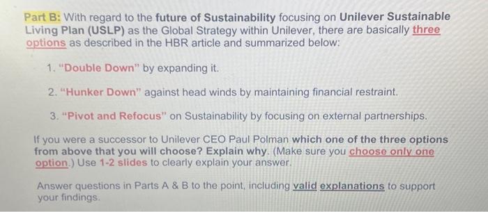 For this assignment, you will focus on the HBR Case | Chegg.com