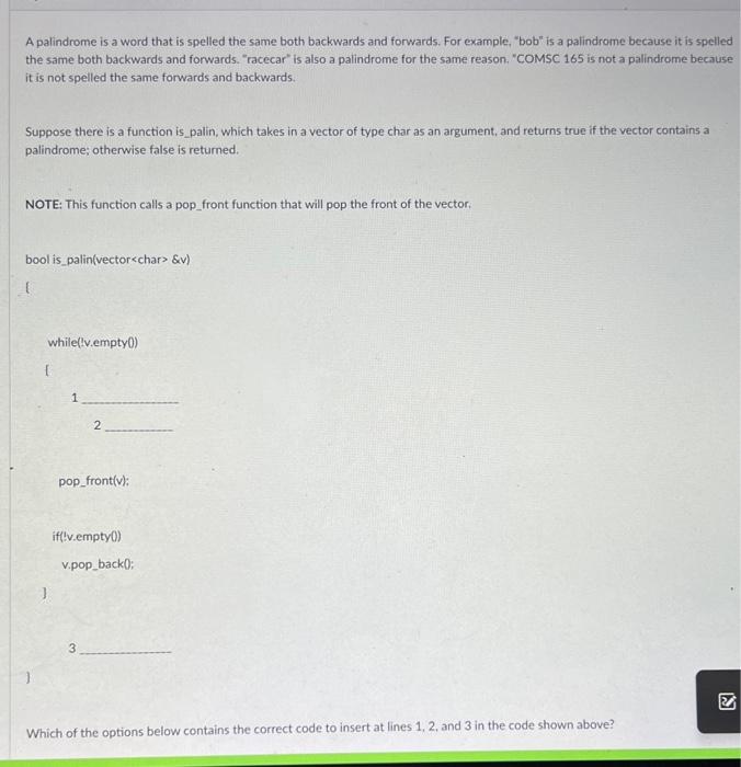 Solved Suppose a function is supposed to swap the first half | Chegg.com