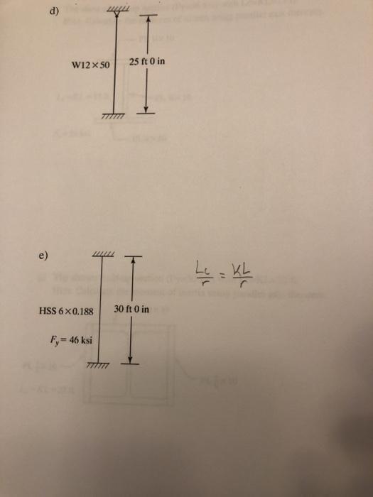 Solved Problem la Determine the LRFD design strength, O.P.. | Chegg.com