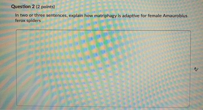 Solved Question 2 (2 points) In two or three sentences, | Chegg.com