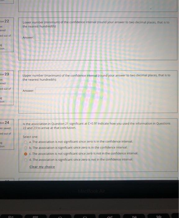 Solved an The table below gives information on the size of | Chegg.com