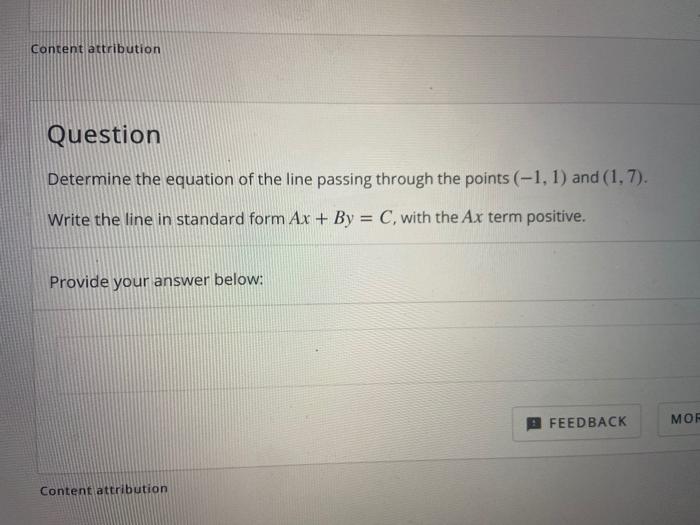 Solved Content attribution Question Determine the equation | Chegg.com