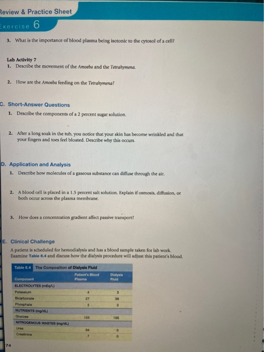 Now available in MasteringA&P Review & Practice Sheet | Chegg.com