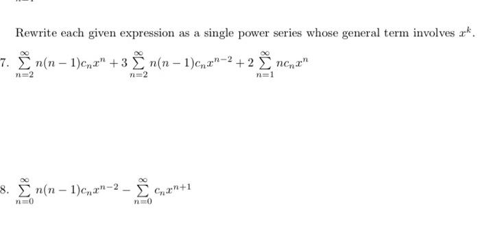 Solved Rewrite each given expression as a single power | Chegg.com