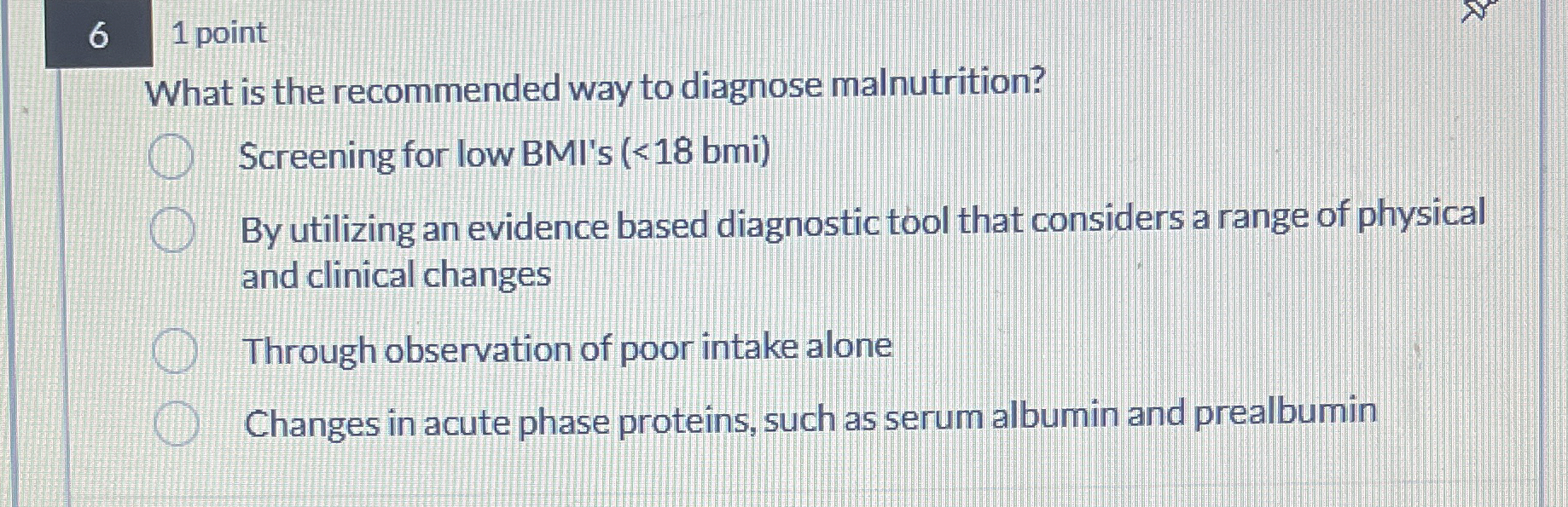 Solved 61 ﻿pointWhat is the recommended way to diagnose | Chegg.com