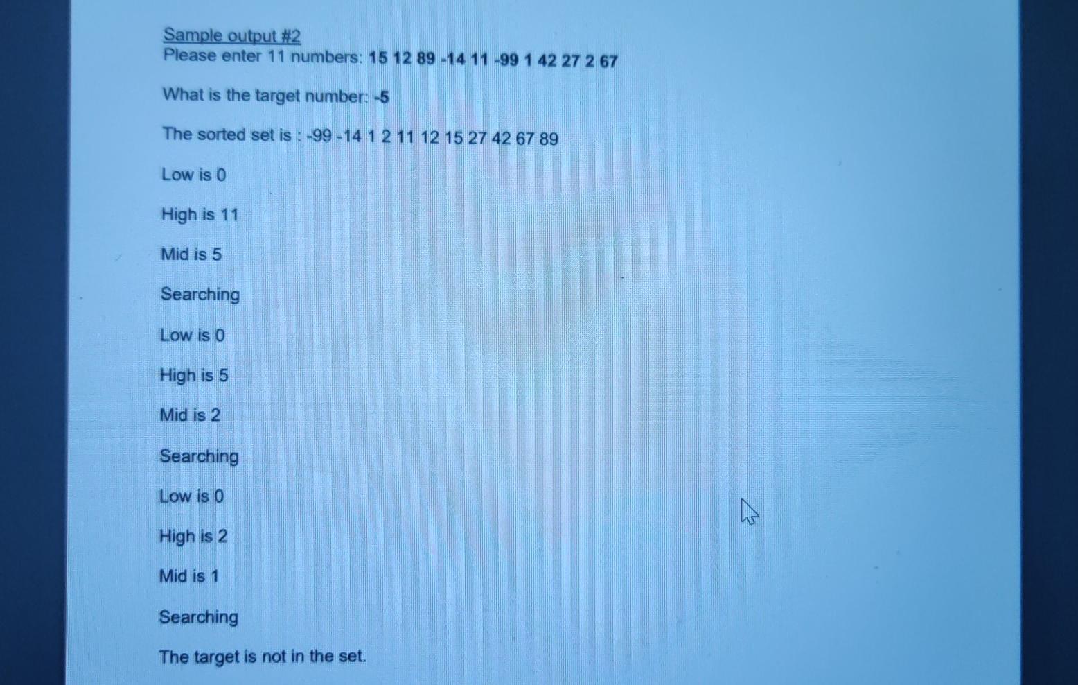 Solved Lab14A: Warmup. Write a program that contains a | Chegg.com