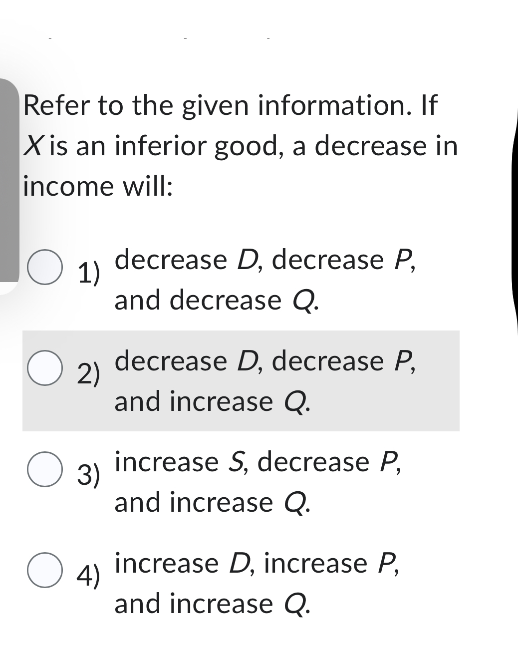 Solved Refer to the given information. If \( ﻿X \) ﻿is an | Chegg.com