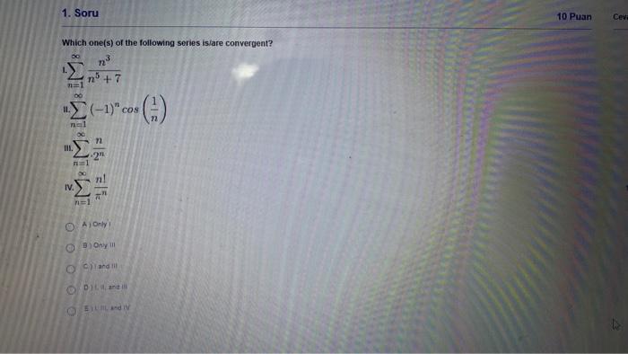 Solved Let ∑n=1∞bn be aa convergent positive series. Which | Chegg.com