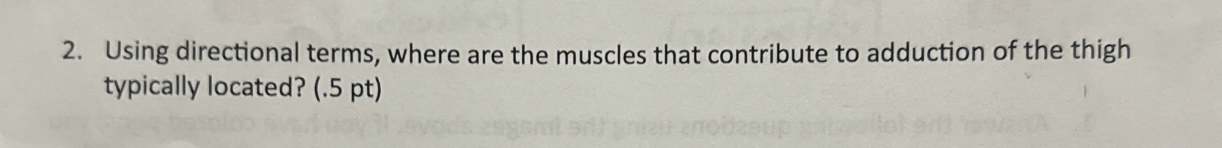 Solved Using directional terms, where are the muscles that | Chegg.com