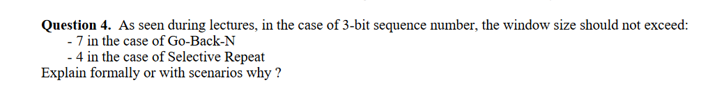 Solved Question 4. ﻿As seen during lectures, in the case of | Chegg.com
