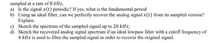Solved Question: Redo the same problem with | Chegg.com