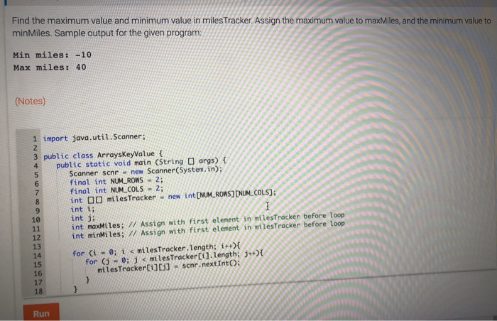 Solved Find the maximum value and minimum value in miles | Chegg.com