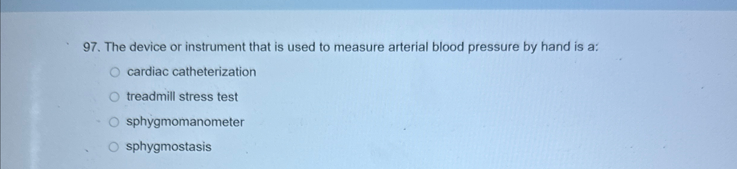 Solved The device or instrument that is used to measure | Chegg.com