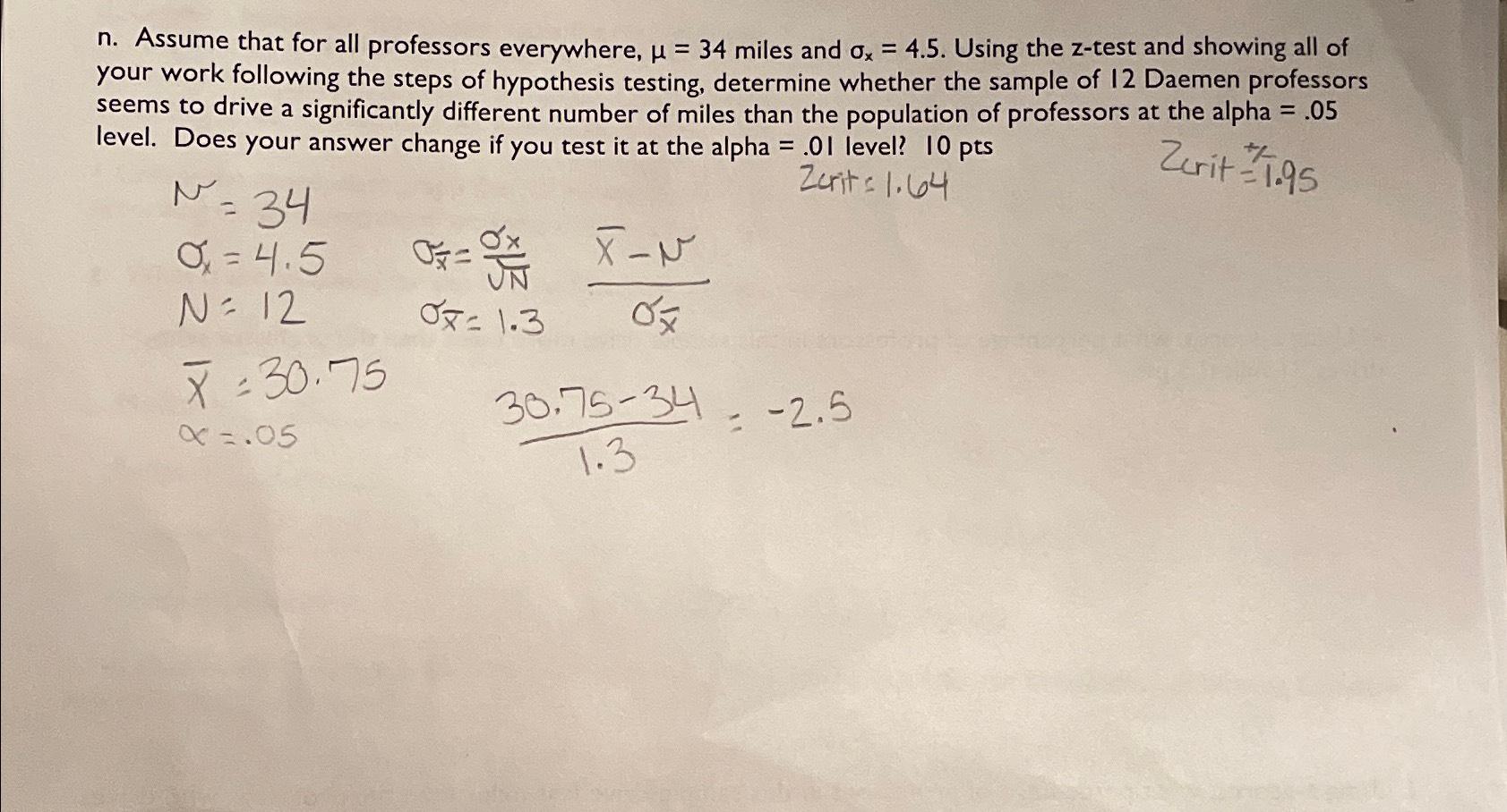 Solved n. ﻿Assume that for all professors everywhere, μ=34 | Chegg.com