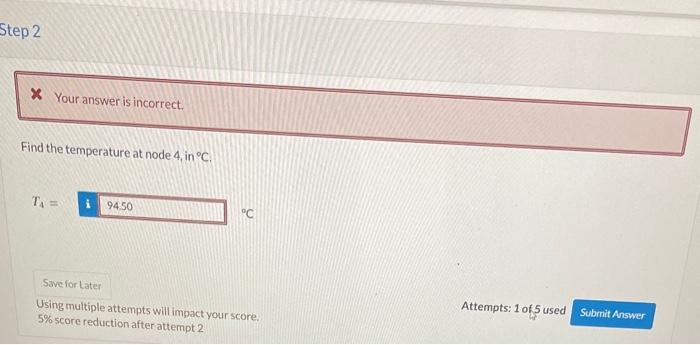 Solved Steady-state temperatures at selected nodal points of | Chegg.com