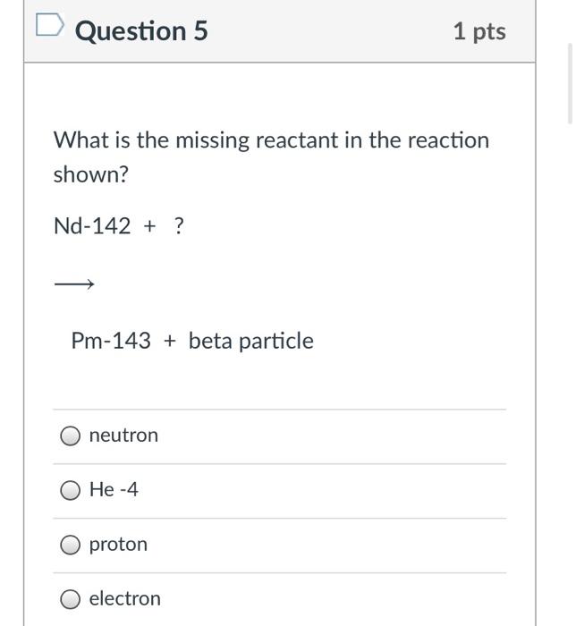 Solved Question 1 1 pts Thorium-234 undergoes beta decay: | Chegg.com