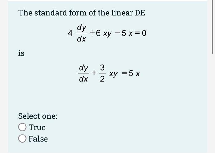 Solved The DE dy = 3xy-9y dx is a separable differential | Chegg.com