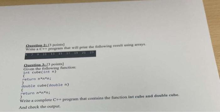 Solved Oucation 2..[ 3 points] Write a CH+ program that will | Chegg.com