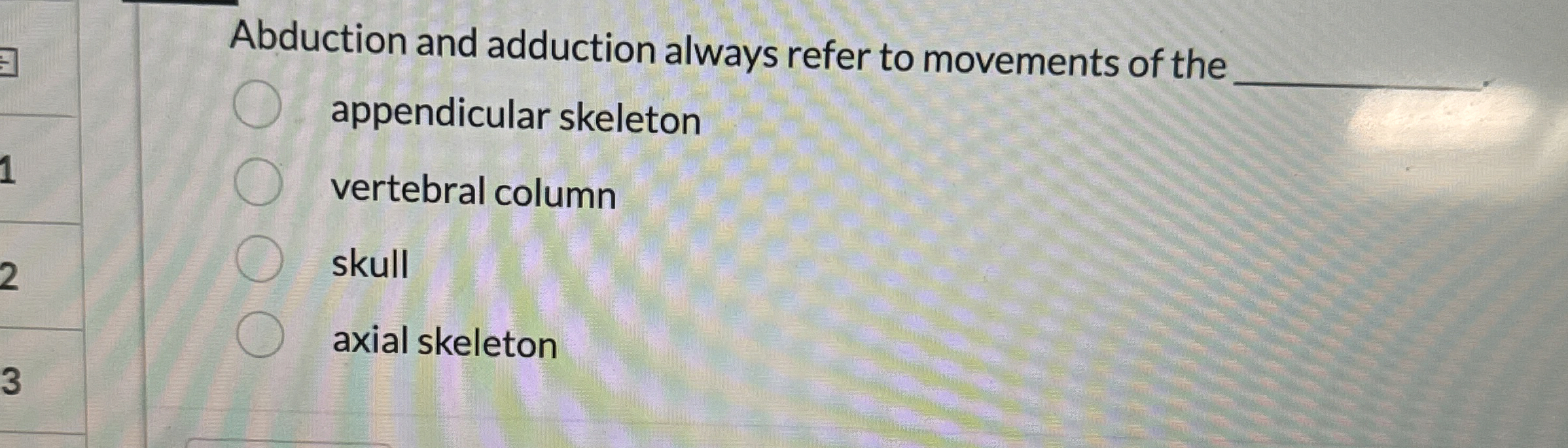 Solved Abduction and adduction always refer to movements of | Chegg.com