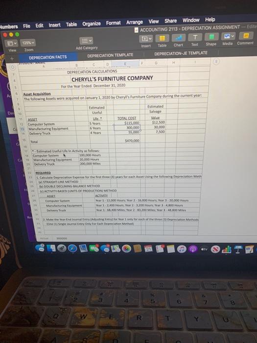 Solved Humbers File Edit Insert Table Organize Format | Chegg.com