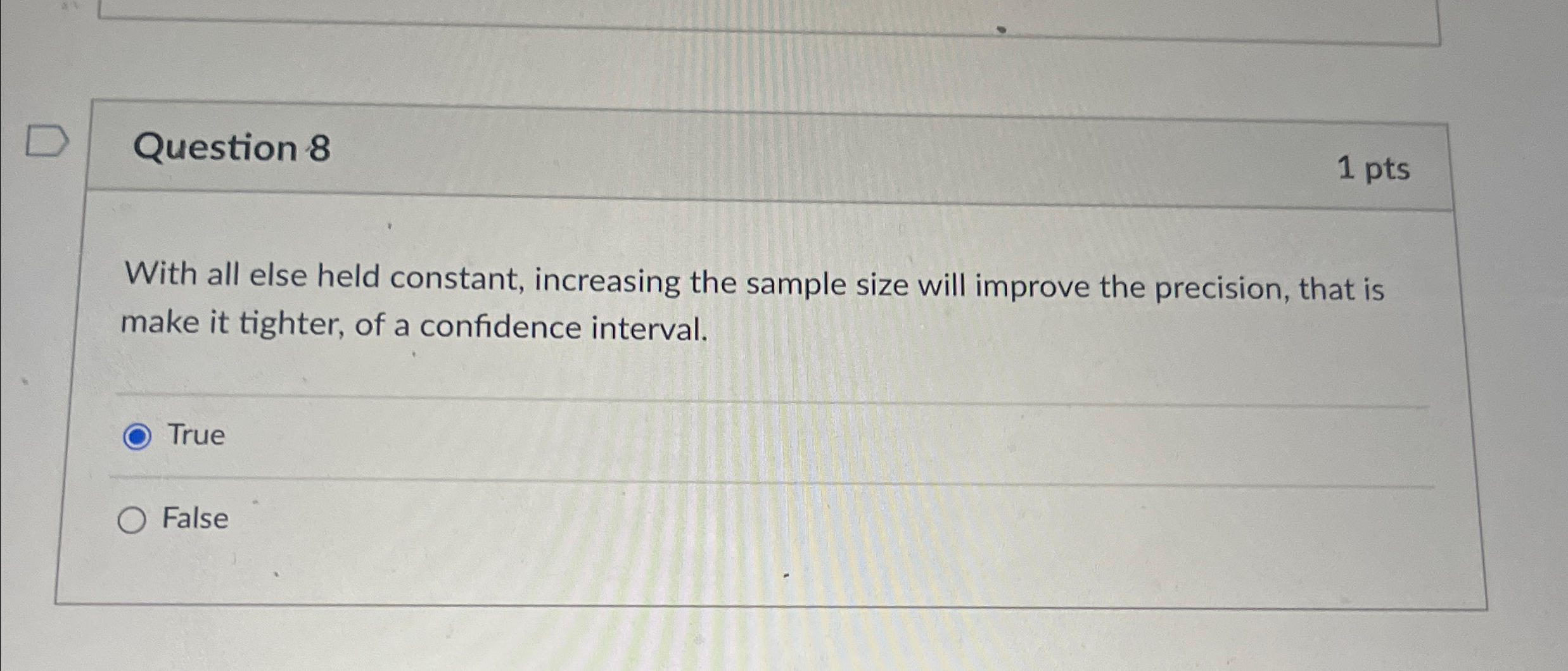 Solved Question 81 ﻿ptsWith all else held constant, | Chegg.com