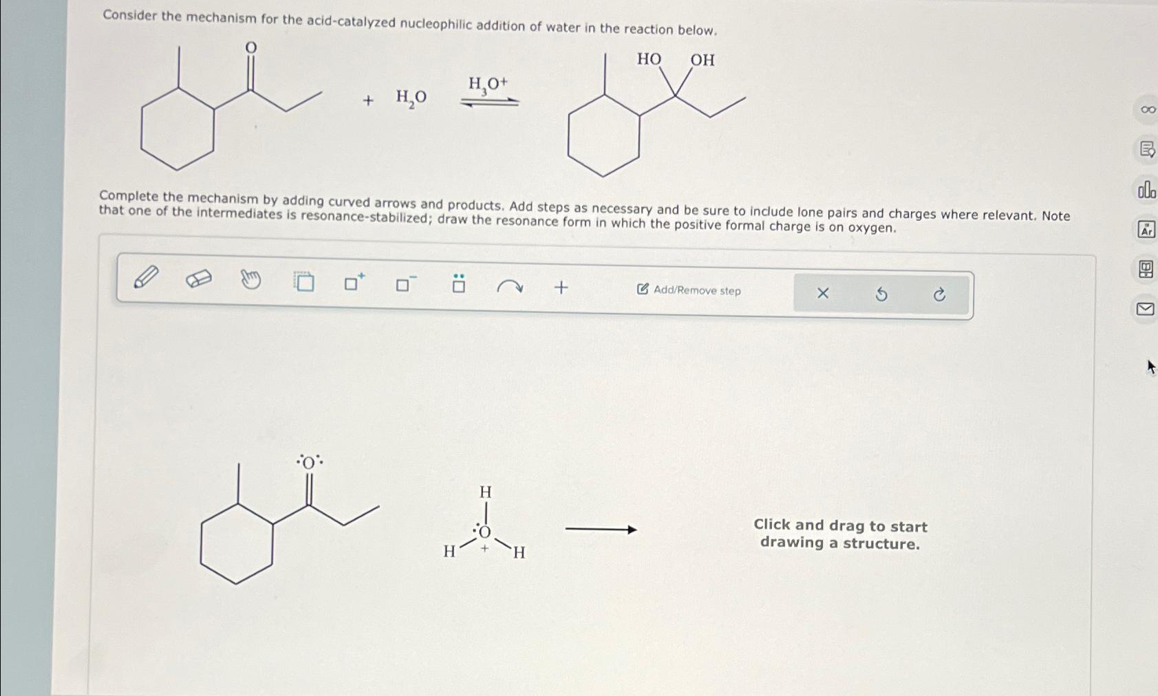 Solved Consider the mechanism for the acid-catalyzed | Chegg.com Solved Consider the mechanism for the acid-catalyzed | Chegg.com