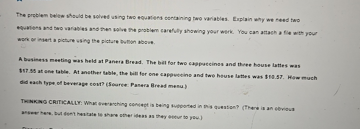 Solved The problem below should be solved using two | Chegg.com