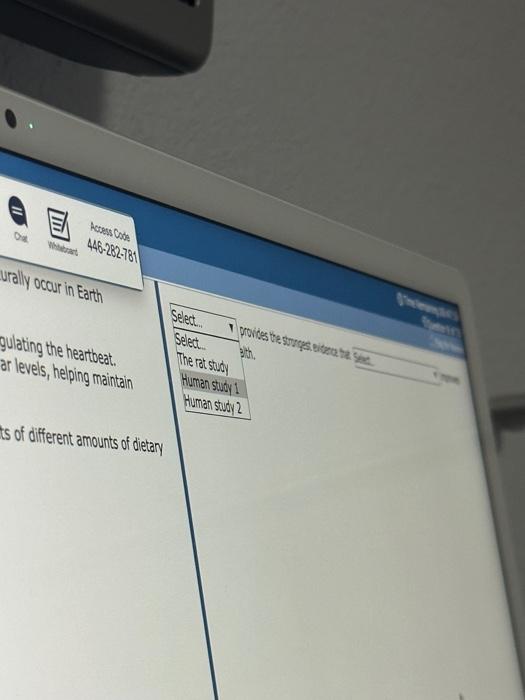 gulating the heartbeat. ar levels, helping maintain | Chegg.com