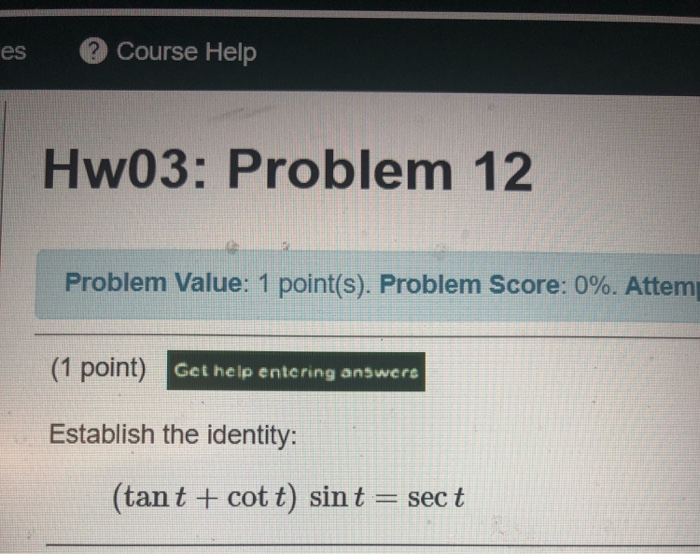 Solved es Course Help Hw03: Problem 12 Problem Value: 1 | Chegg.com Solved es Course Help Hw03: Problem 12 Problem Value: 1 | Chegg.com
