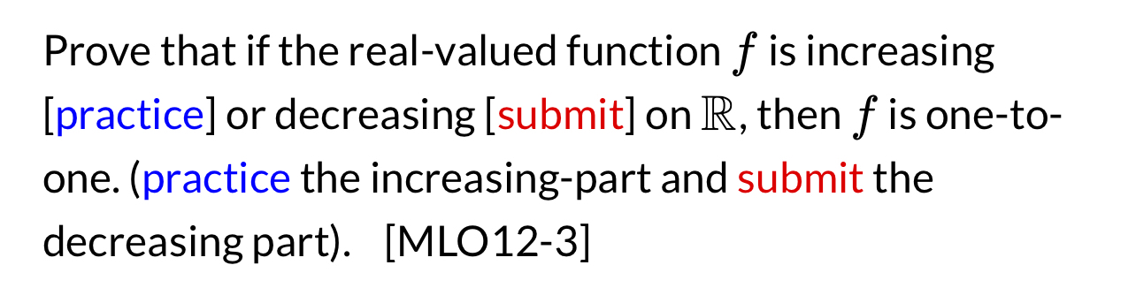 Solved Prove that if the real-valued function f ﻿is | Chegg.com