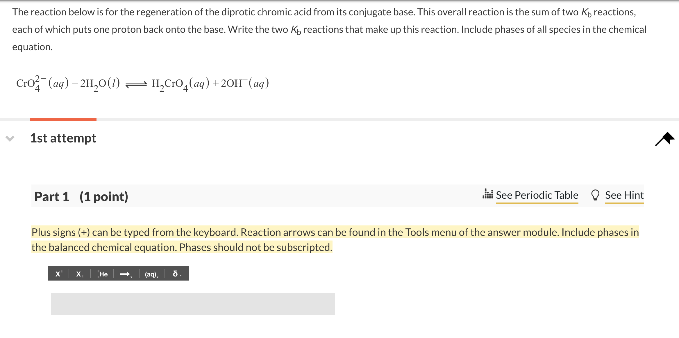 Solved The reaction below is for the regeneration of the | Chegg.com