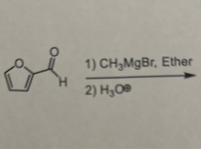 Solved 1) CH3MgBr, Ether 2) H3O | Chegg.com