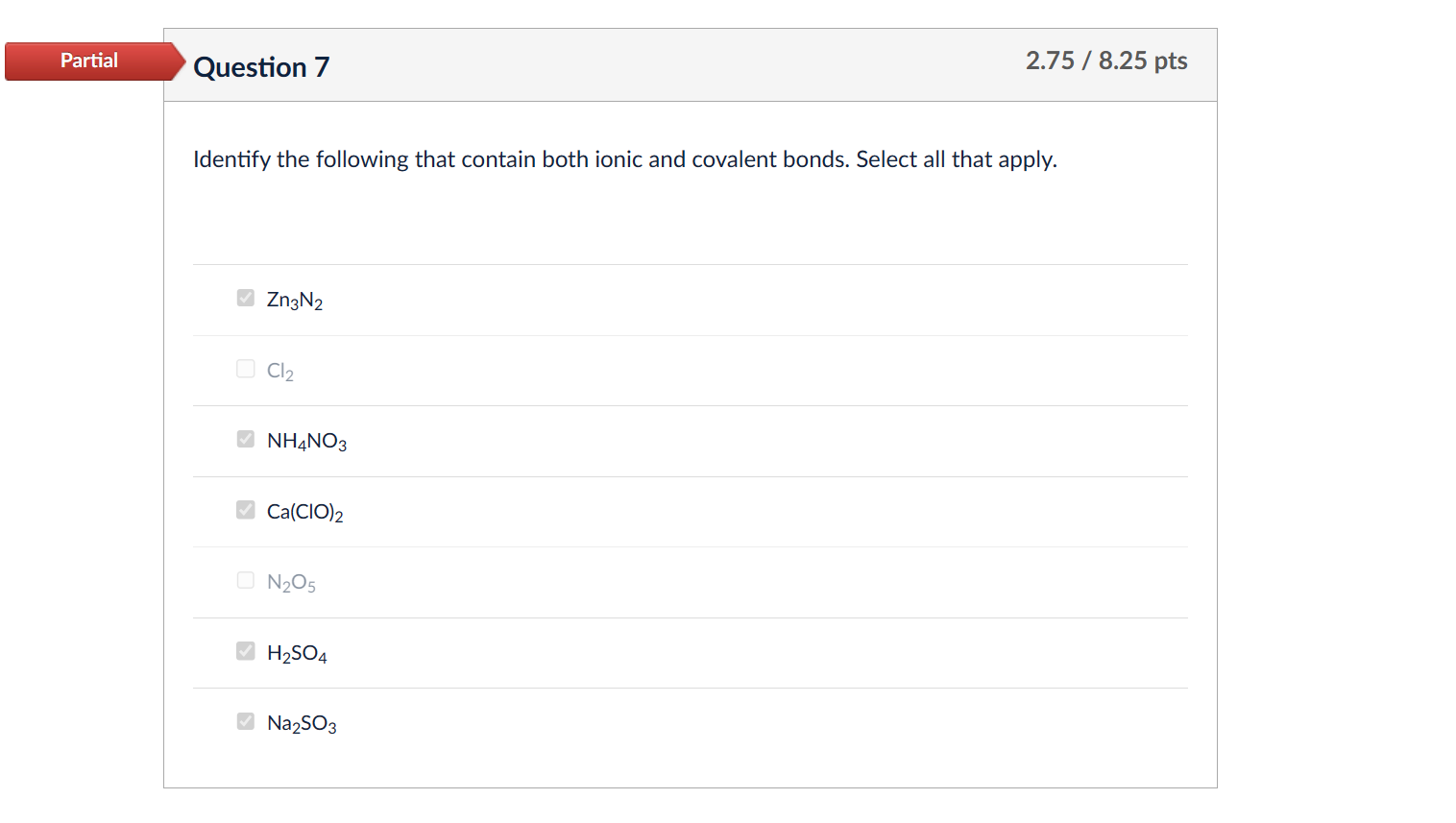 Solved Identify the following that contain both ionic and | Chegg.com