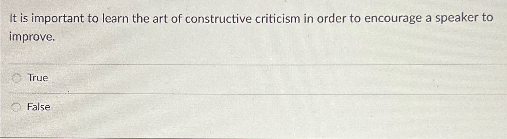 Solved It is important to learn the art of constructive | Chegg.com