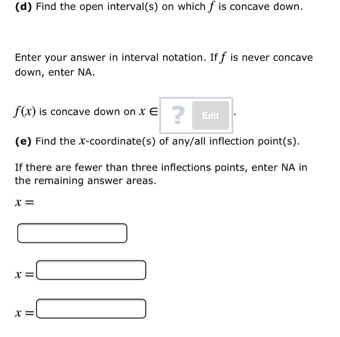 Solved A sign chart is presented for the first and second | Chegg.com