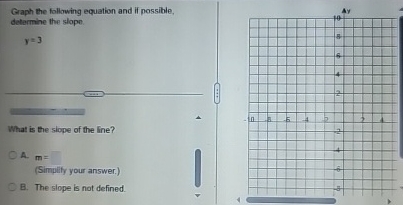 Solved Graph the following equation and if | Chegg.com