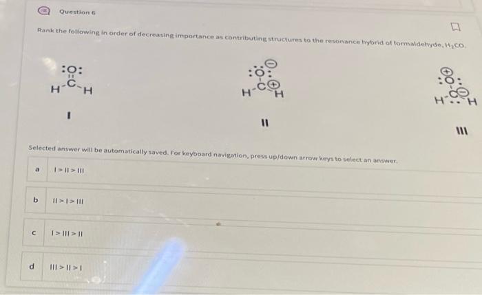 Solved Rank the folfowing in order of decreasing importance | Chegg.com