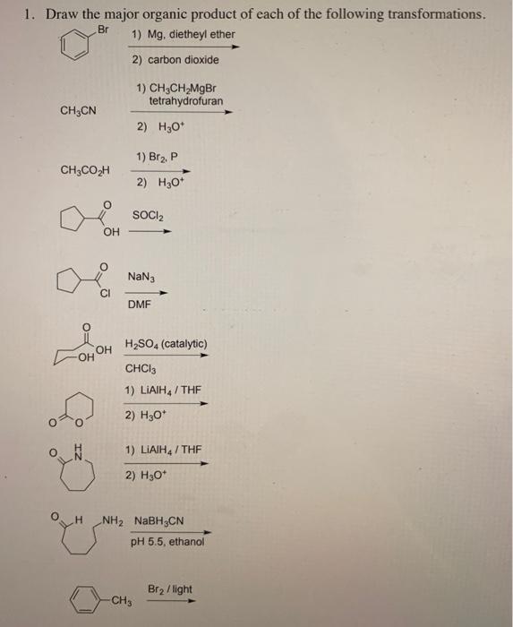 Solved 1) LiAlH4/THF 1) LiAlH4/THF | Chegg.com