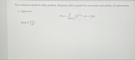Your solutions sbould be fully justified. Solutions | Chegg.com