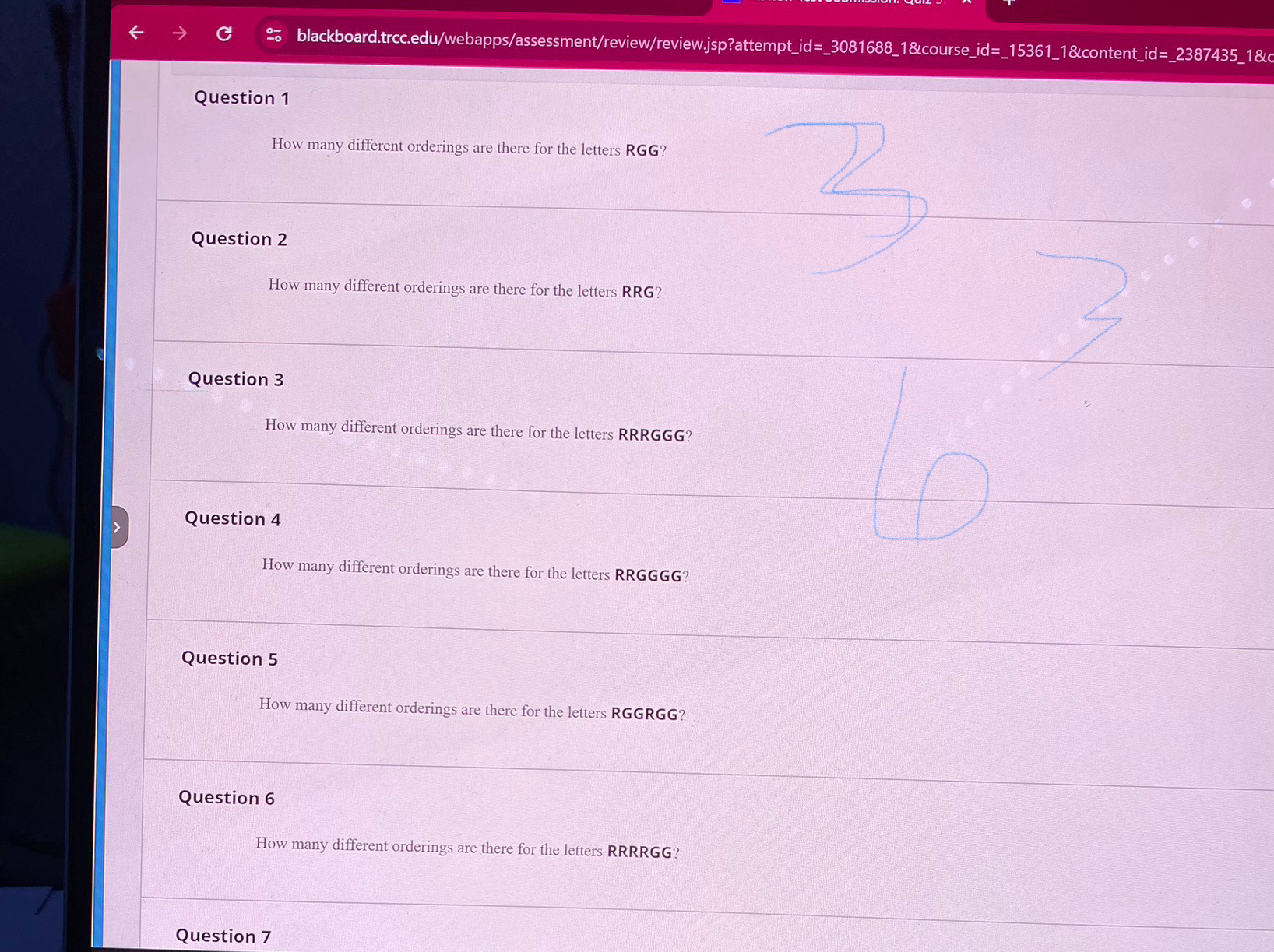 Solved Question 1How many different orderings are there for | Chegg.com Solved Question 1How many different orderings are there for | Chegg.com