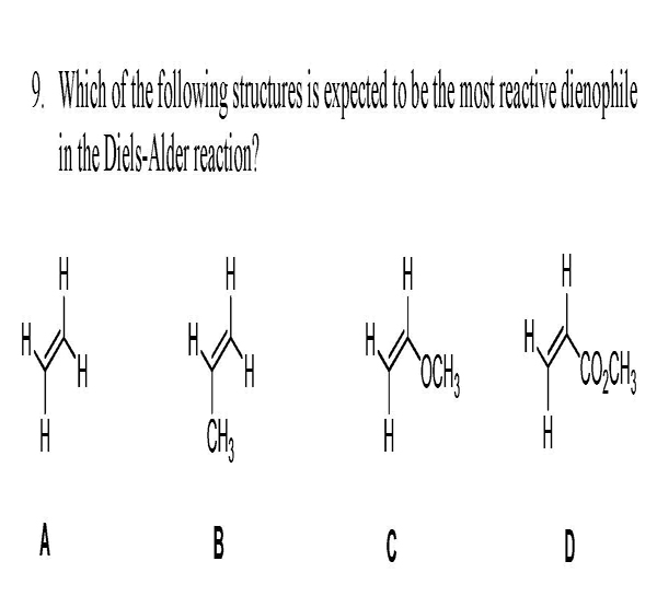 Solved Which of the following structures to be the most | Chegg.com