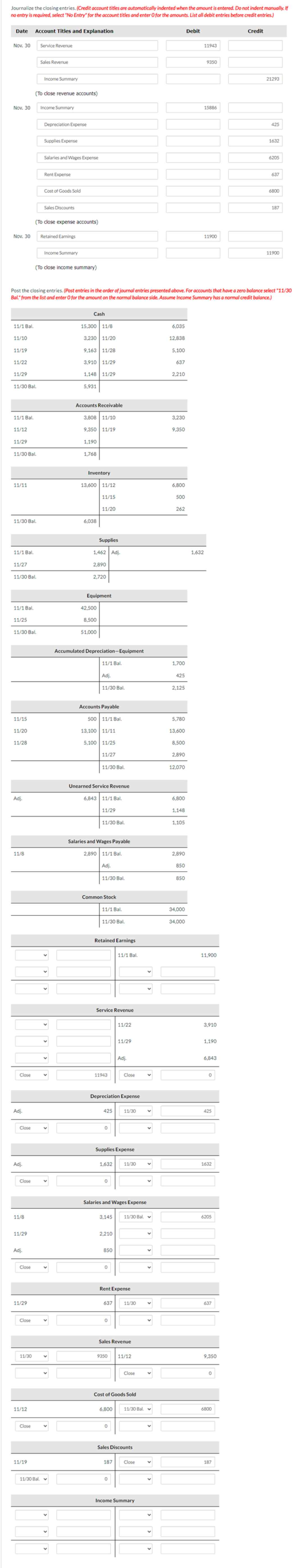 Solved \table[[Date,Account Titles and | Chegg.com