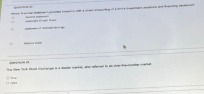 Solved QURTON human The New York Exchange is OUTON e | Chegg.com